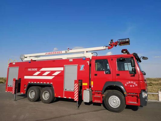 460hp 10 Wheeled Hydraulic Fire Truck, 18M Hydraulic Telescopic Water ...