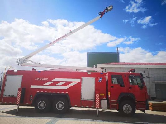 460hp 10 Wheeled Hydraulic Fire Truck, 18M Hydraulic Telescopic Water ...