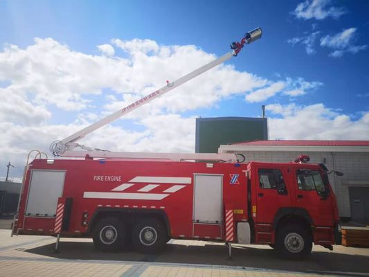 460hp 10 Wheeled Hydraulic Fire Truck, 18M Hydraulic Telescopic Water ...